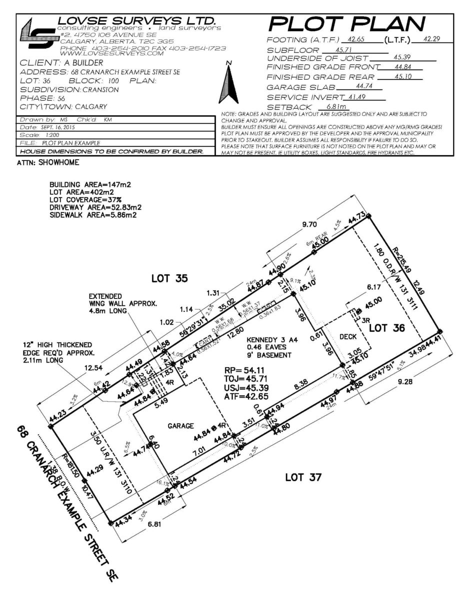 Calgary's Top Land Surveyors, Full Builder Services, Real Property Report
