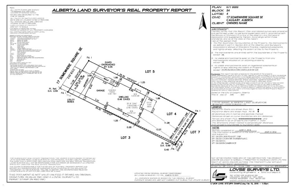 Calgary's Top Land Surveyors, Full Builder Services, Real Property Report